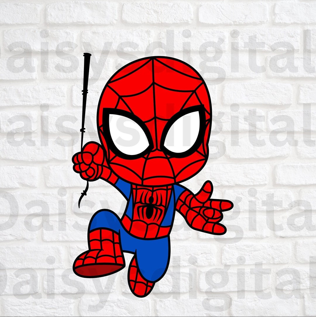 Hanging Baby Spiderman Svg/png - Etsy