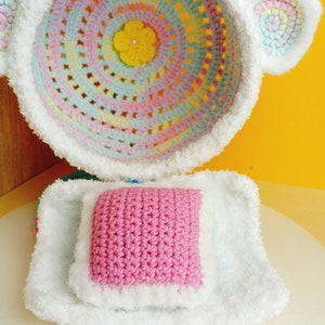 Finished Cradle Crochet Knot Crochet Cradle Knitting Pillow Crochet ...