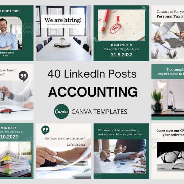 Cpa Social Media Content - Etsy