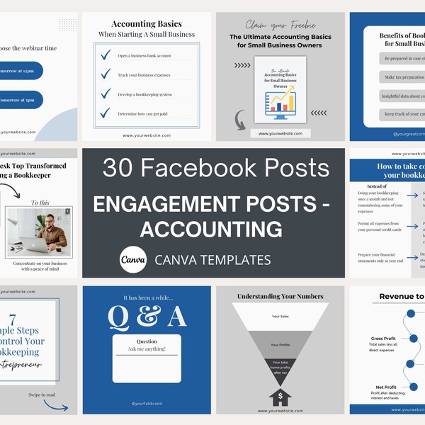 Cpa Social Media Content - Etsy