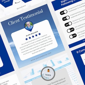 30 Linkedin Engagement Post for Accounting Post Canva Template ...