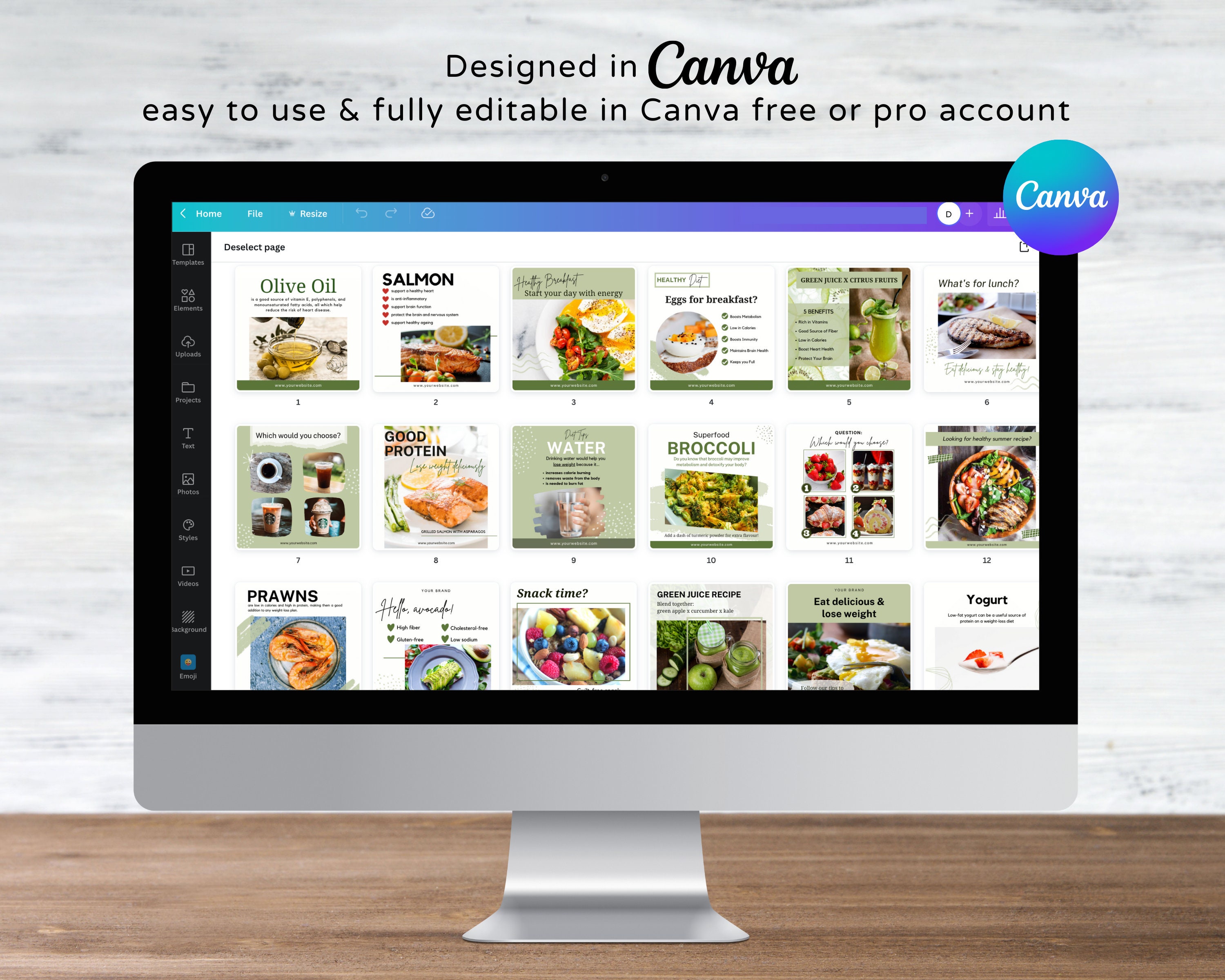 30 Nutritionist Linkedin Post Canva Templates, Weight Loss, Health and ...