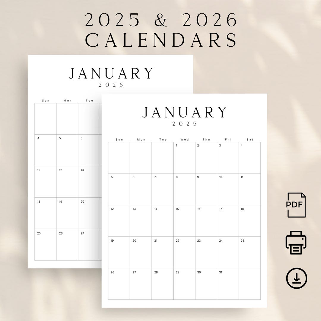 2025 2026 Desk Calendar 2025-2026 Planner Monthly Portrait Wall ...