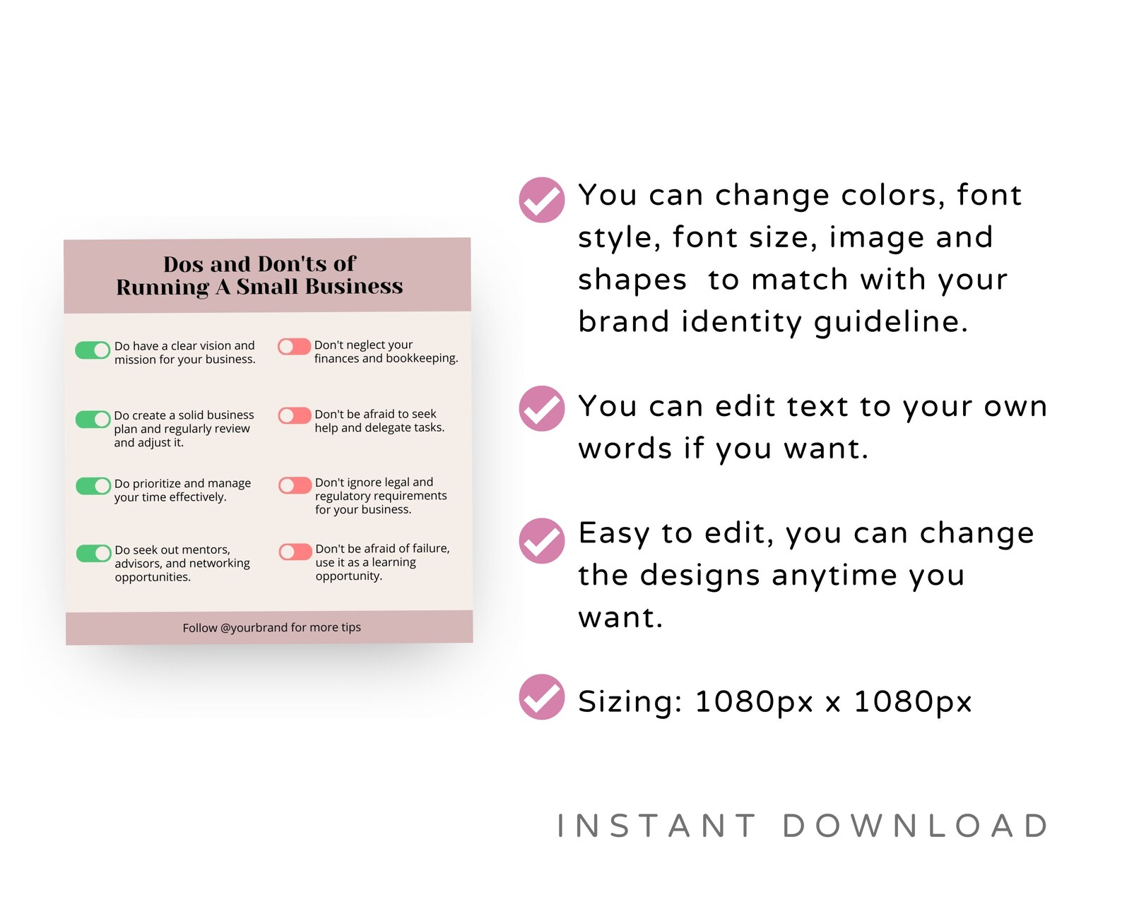 30 Business Coach Engagement Post Infographics Post Pink Linkedin Canva ...