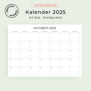2024 2025 2026 Kalender 2024 2025 2026 Monatskalender German Calendar 3 ...