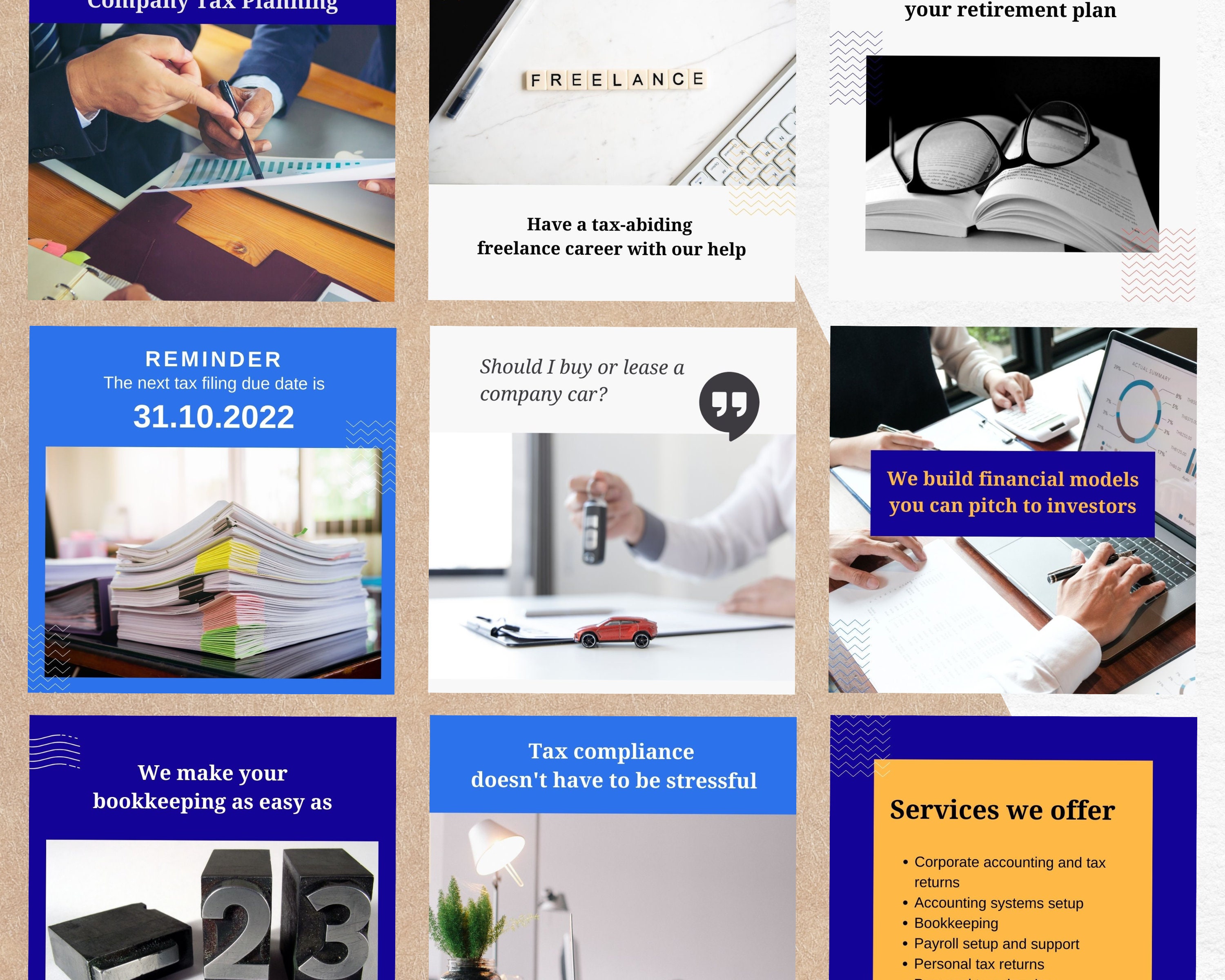 40 Accounting Instagram Post Template Accountant Canva Template ...