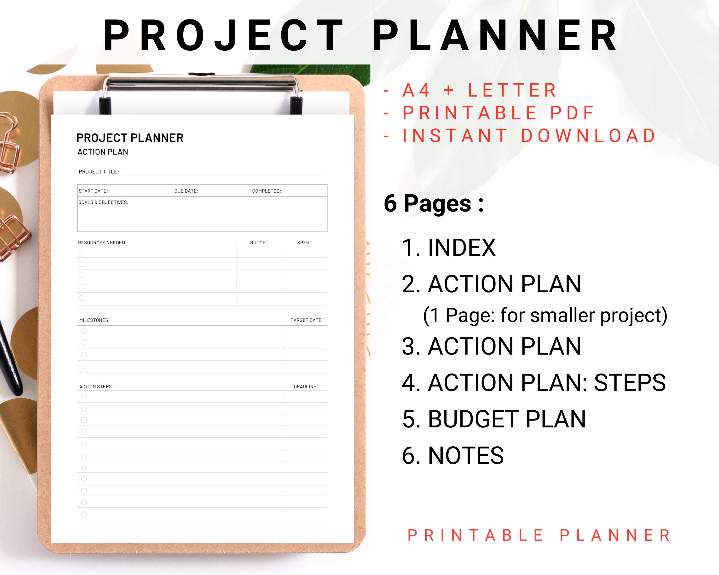 Blank Index Page For Project