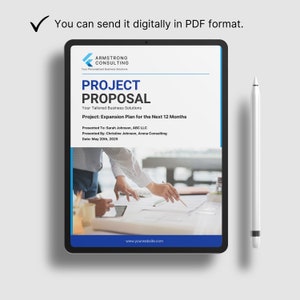 Editable Project Proposal Template Business Service Proposal Template ...