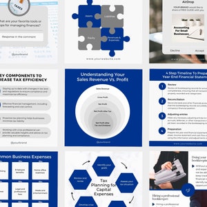 30 Linkedin Engagement Post for Accounting Post Canva Template ...
