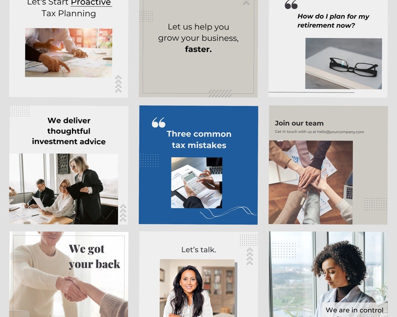 40 Linkedin Post for Accountant Linkedin Canva Template CPA Linkedin ...