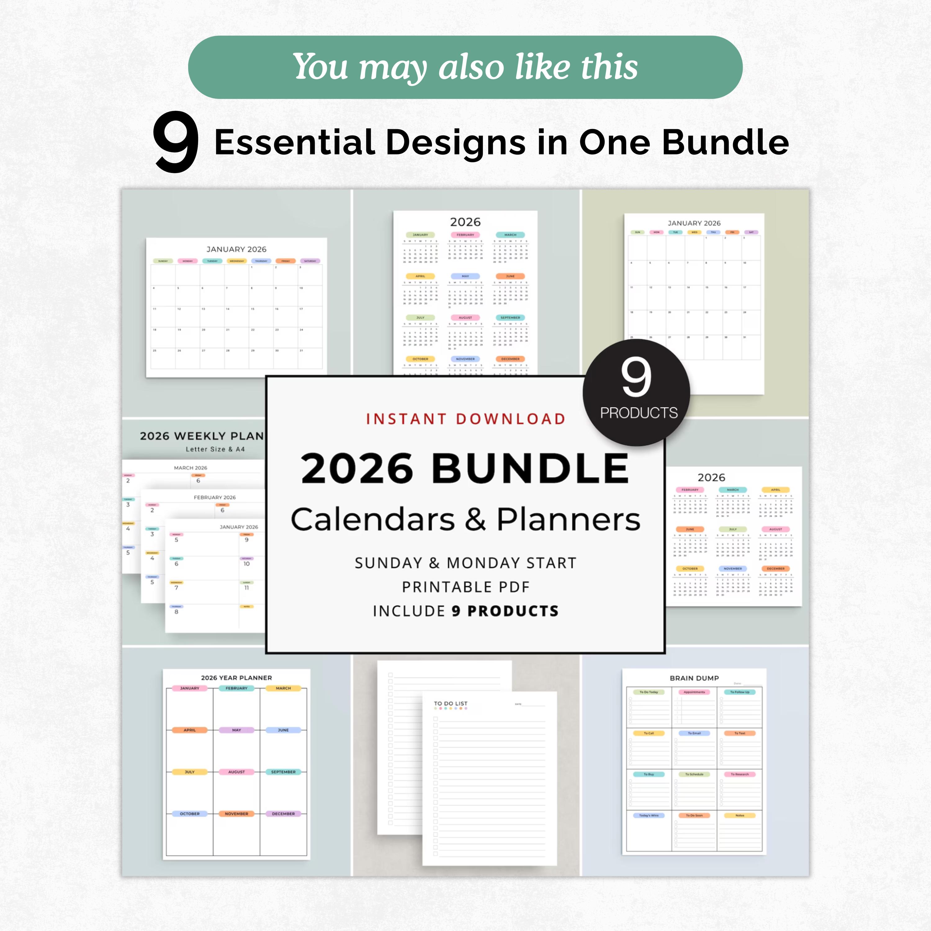 2026 Monthly Planner With Lines 2026 Monthly Calendar Lined Portrait ...