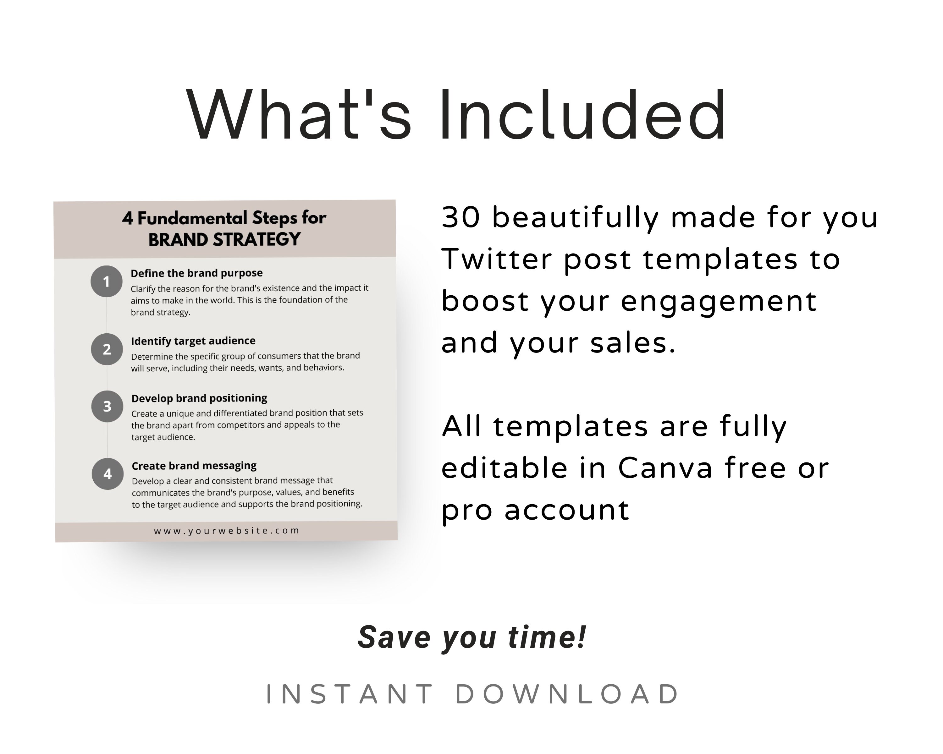30 Twitter Post Template for Business Coach Engagement Post Infographic ...