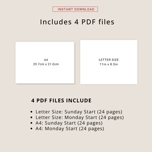 2024 & 2025 Calendar 2024 2025 Monthly Planner Landscape 2024 Monthly ...