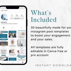 30 Business Development Instagram Post Canva Templates Business ...