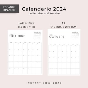 Calendario 2024 Calendario En Español 2024 Spanish Calendar 2024 ...