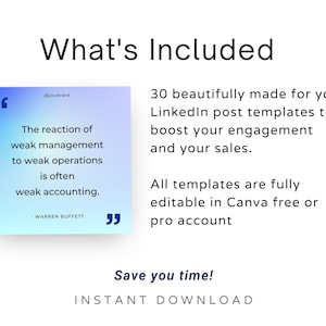 30 Linkedin Engagement Post for Accounting Post Canva Template ...