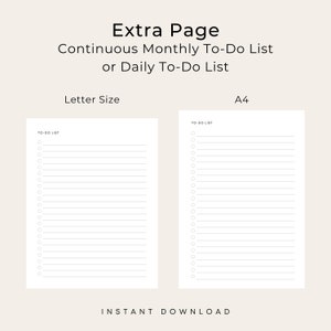 2025 Monthly to Do List 2025 to Do List 2025 Printable Todo List PDF ...