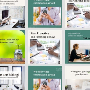 40 Accounting Linkedin Post Canva Template Accountant Linkedin Content ...