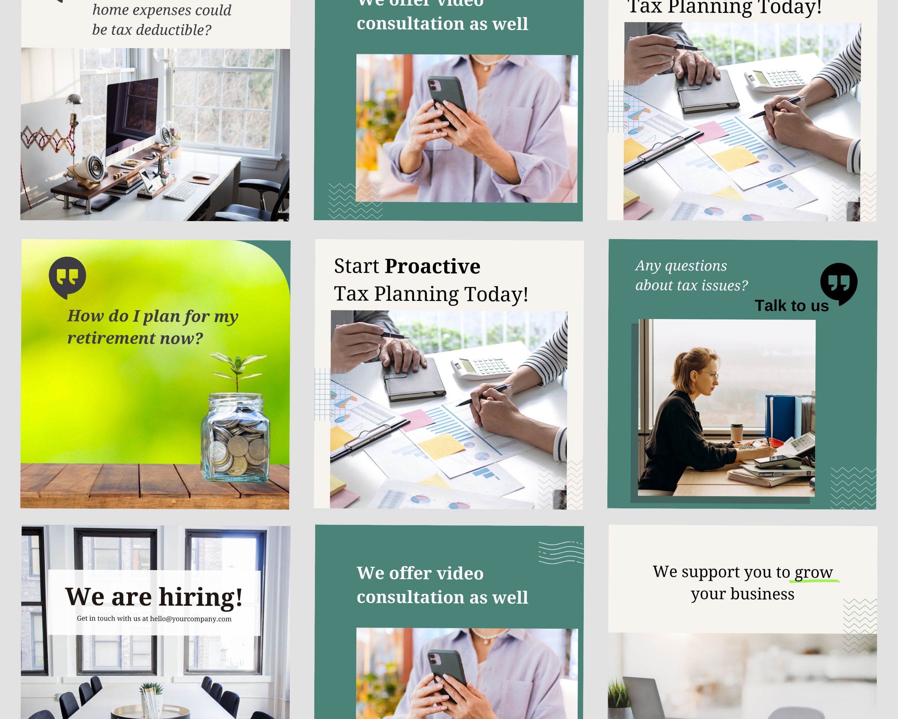 40 Accounting Linkedin Post Canva Template Accountant Linkedin Content ...