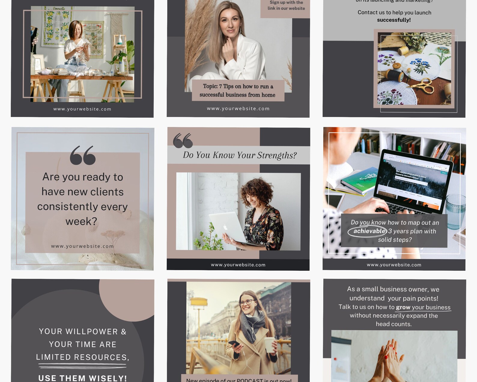 30 Business Coach Facebook Post Canva Templates Business Coaching ...