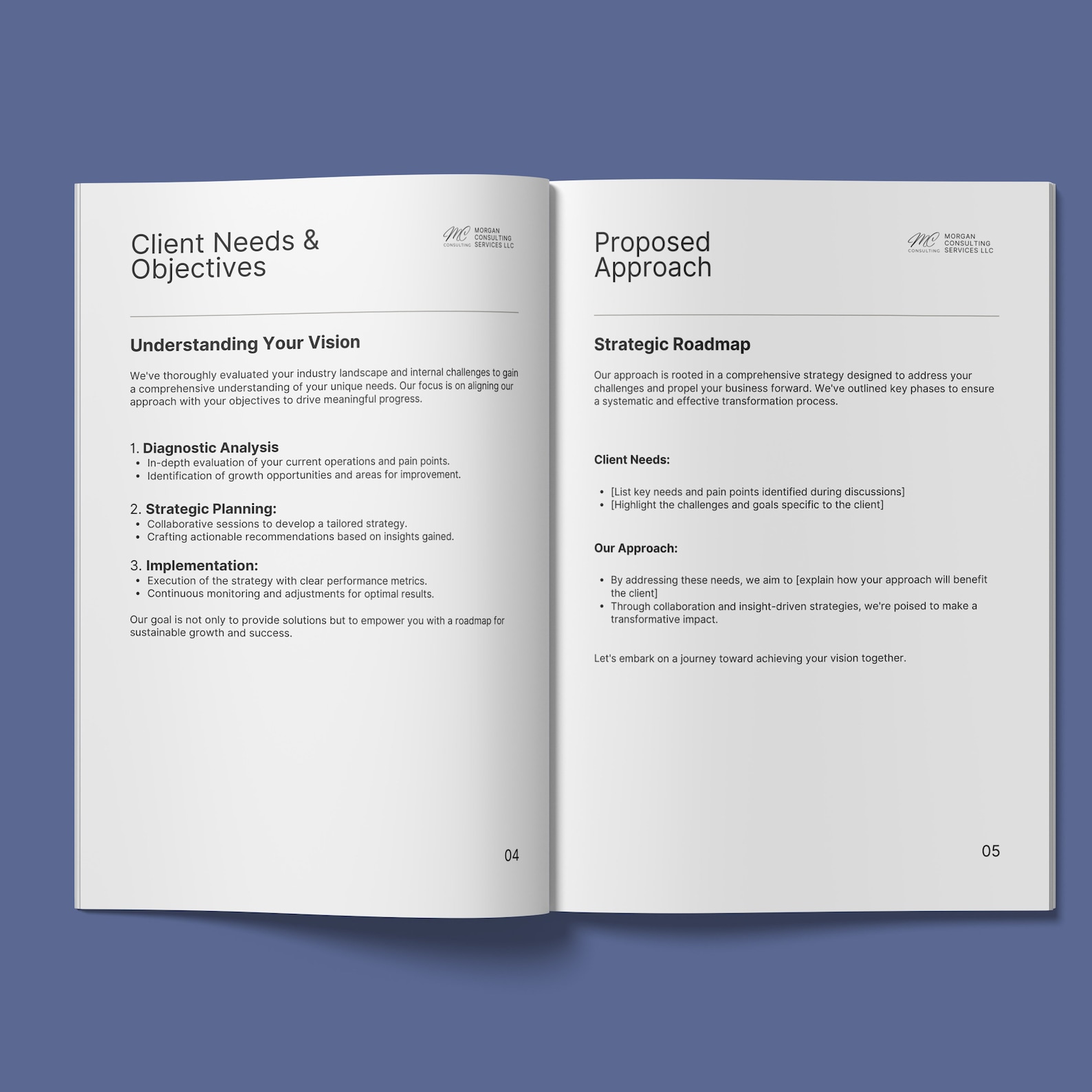 Service Proposal Template Editable Client Proposal Project Proposal ...