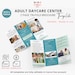 Adult Daycare Center Trifold Brochure Adult Day Center Leaflet Canva ...