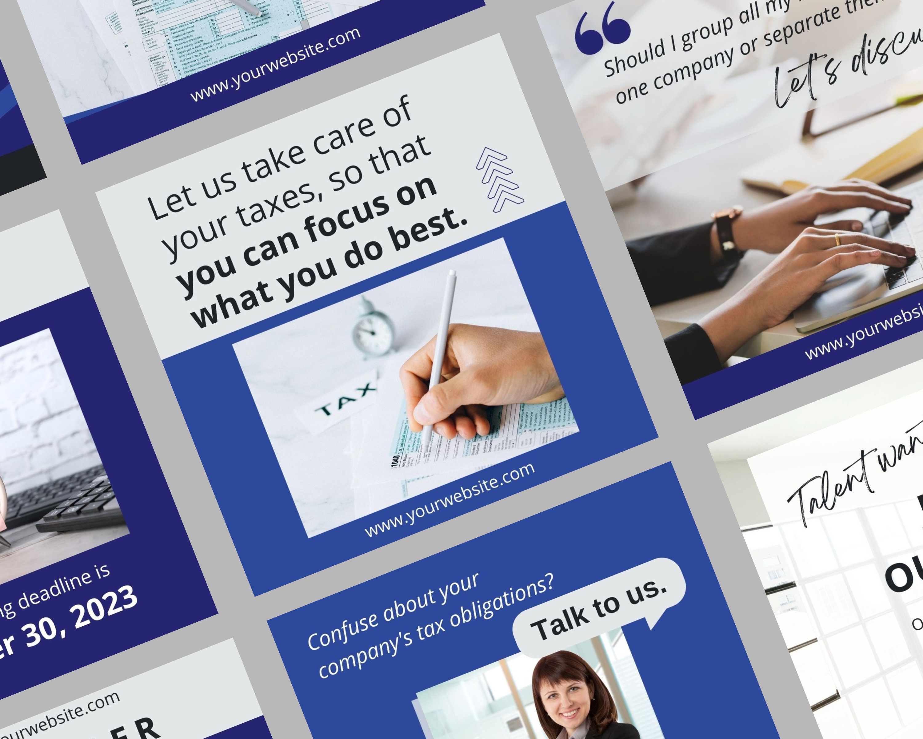 30 Accounting Instagram Post Canva Templates Accountant - Etsy
