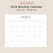 2024 & 2025 Calendar 2024 2025 Monthly Planner Landscape 2024 Monthly ...