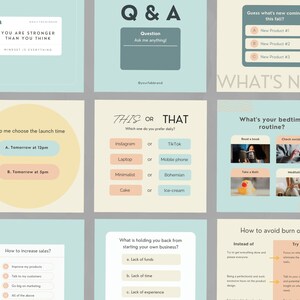 30 Fun Engagement Instagram Post Canva Templates Business Engagement ...