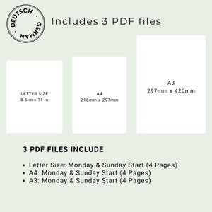 Kalender 2024 2025 Kalender Deutsch Printable Yearly Calendar 2024 2025 ...
