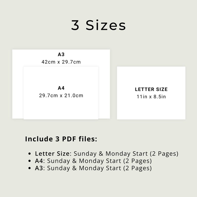 Calendario de pared 2027 fácil de leer, calendario anual 2027 ...