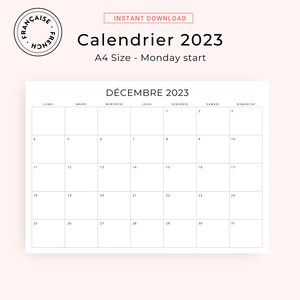 2023 2024 Calendrier Français 2023 2024 French Calendar 2023 2024 ...