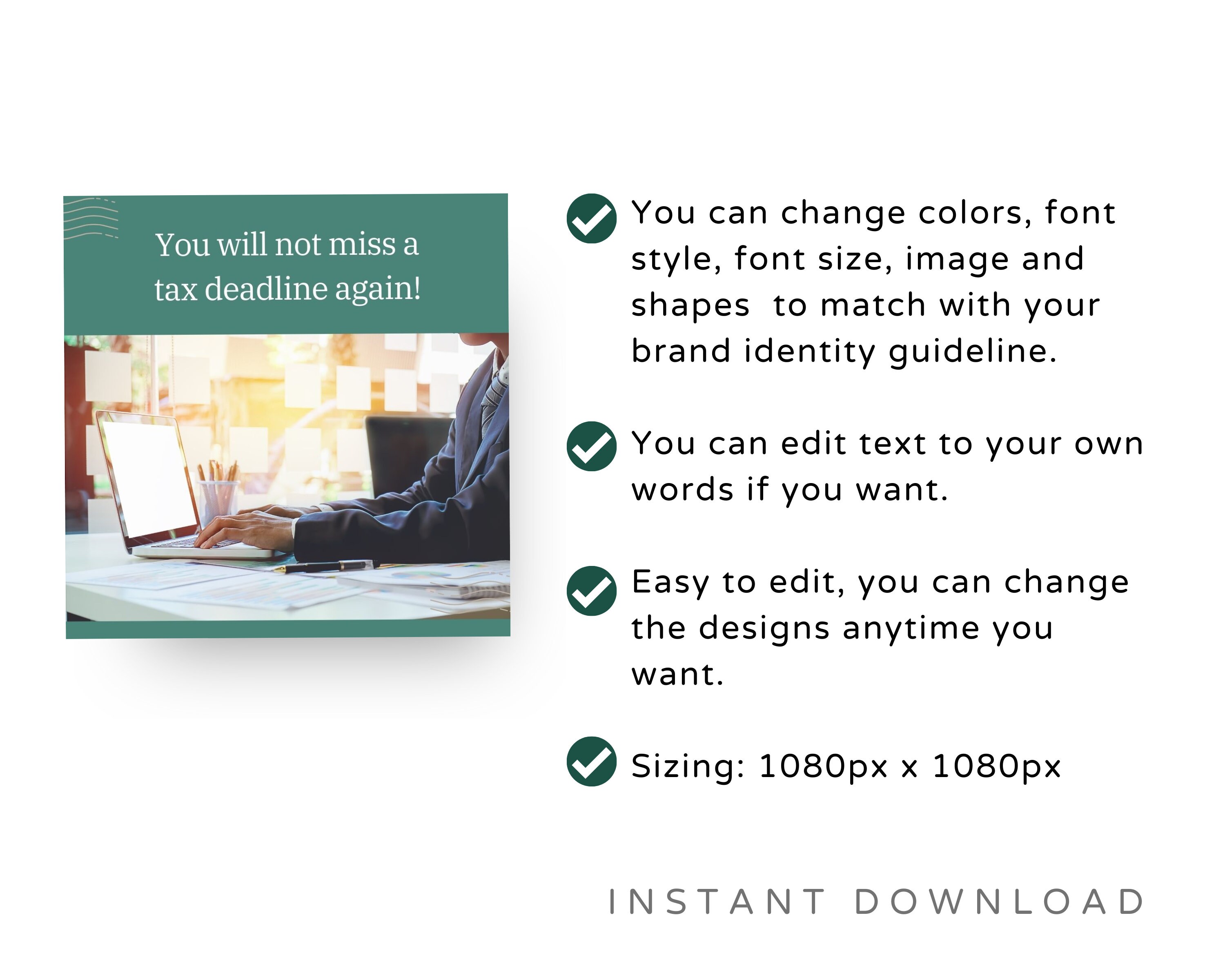 40 Accounting Linkedin Post Canva Template Accountant Linkedin Content ...