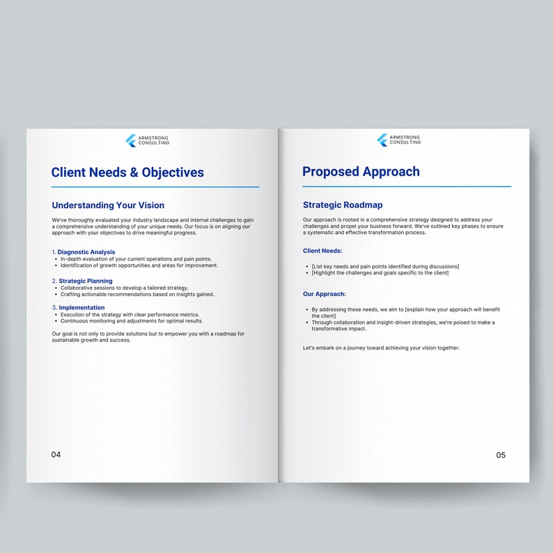 Editable Project Proposal Template Business Service Proposal Template ...