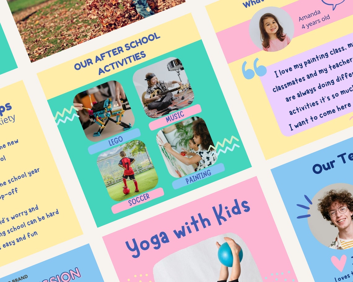 30 Children Education Facebook Post Canva Template - Etsy