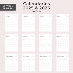 Calendarios 2025 2026 Calendarios En Español 2025-2026 Spanish Calendar ...