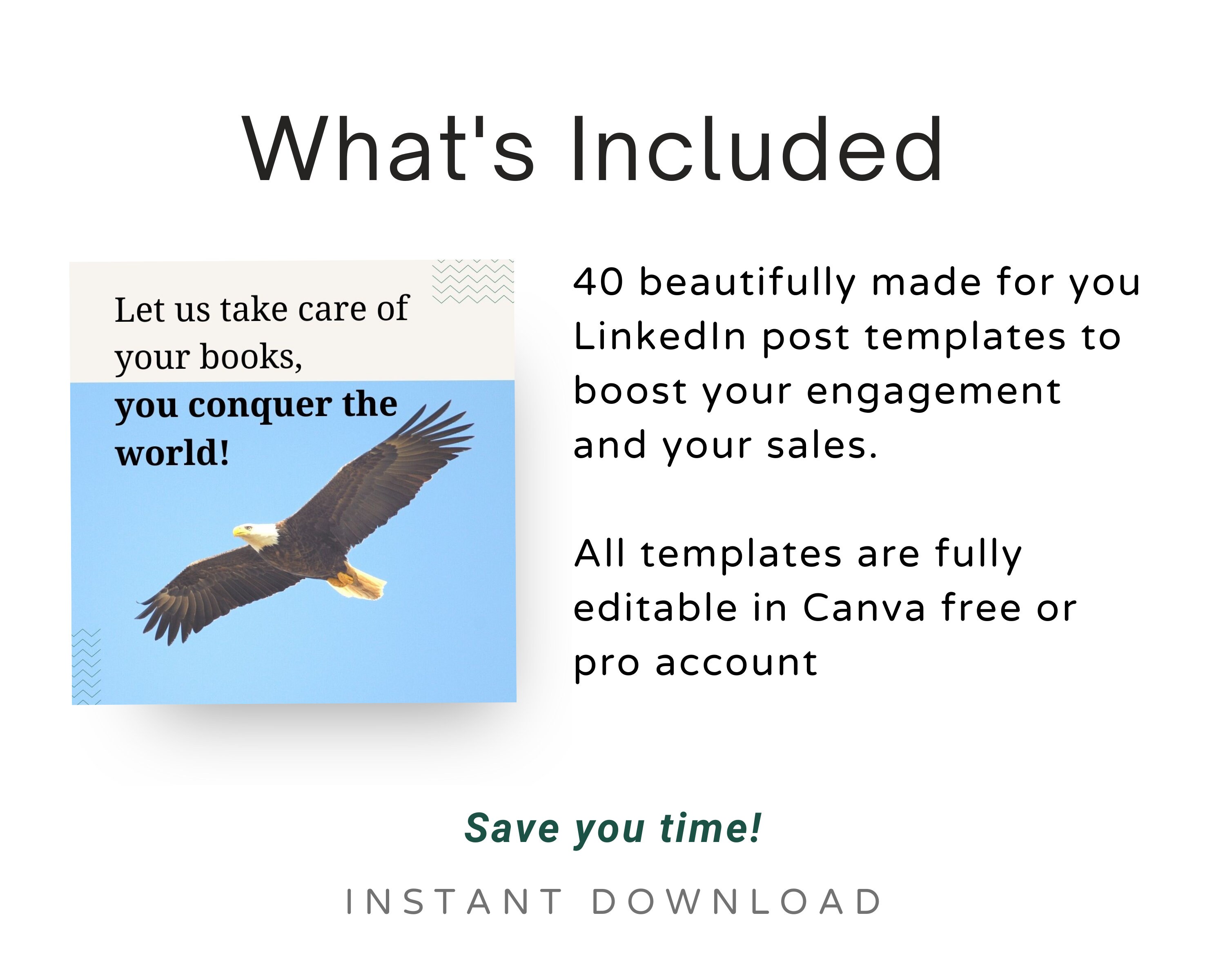 40 Accounting Linkedin Post Canva Template Accountant Linkedin Content ...