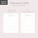 2025 Calendario En Español 2025 Calendario 2025 Planificador Spanish ...