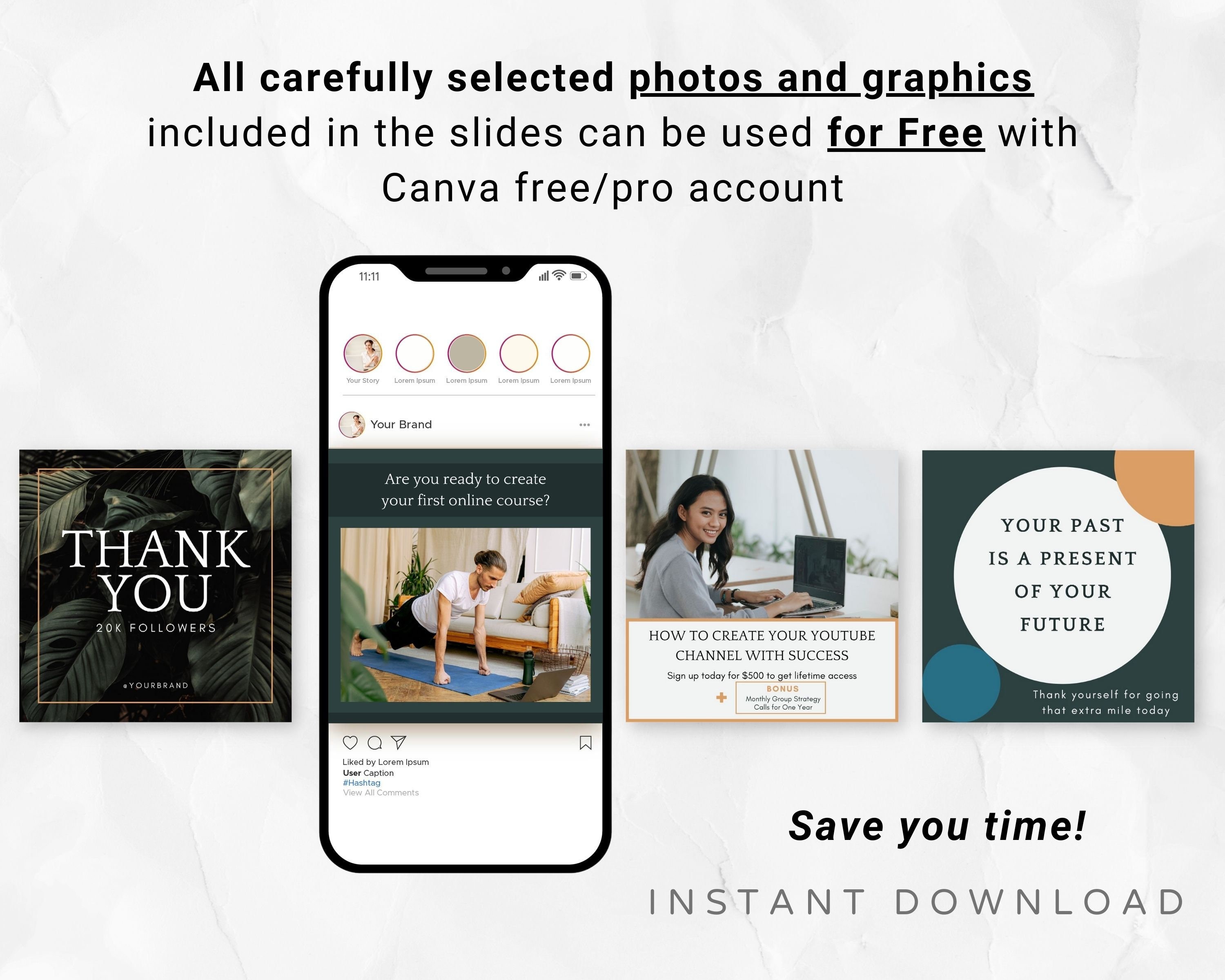 30 Coach & Online Course Creator Instagram Post Canva Template - Etsy