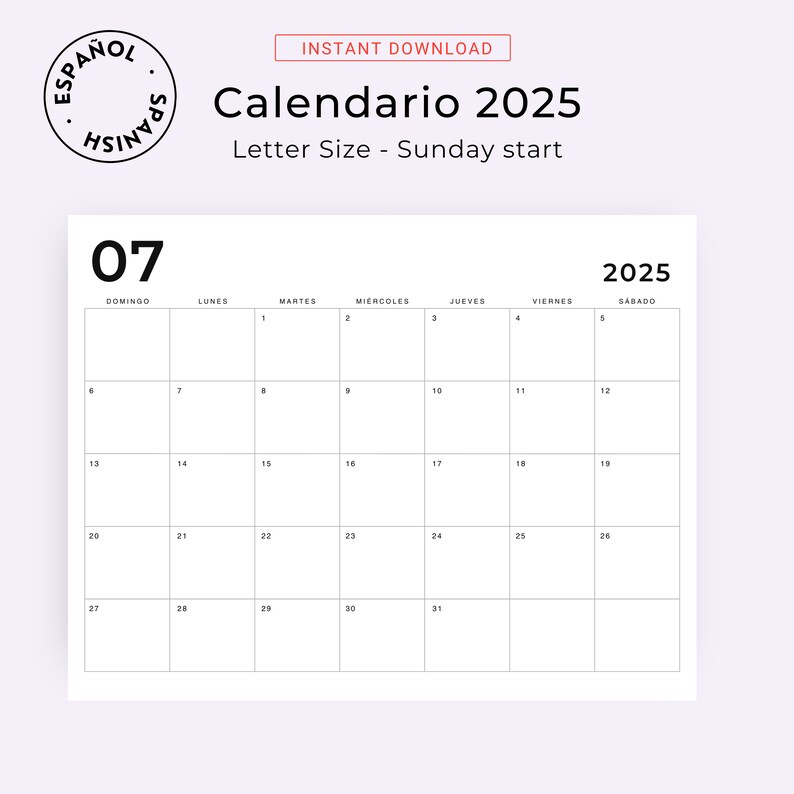 Calendario 2024 2025 2026 Spanish Calendar Printable 3 Years Planners ...