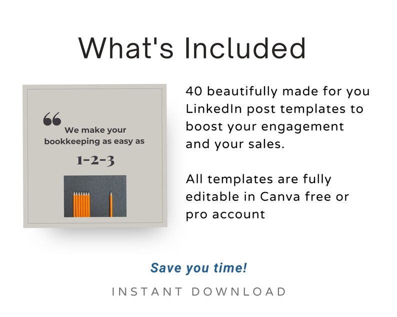 40 Linkedin Post for Accountant Linkedin Canva Template CPA Linkedin ...