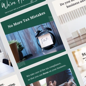 40 Accountant Facebook Post Canva Template Accountant CPA Facebook Page ...