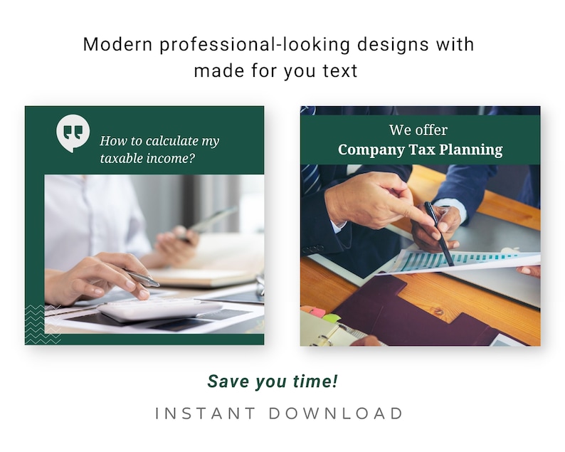 40 Accountant Facebook Post Canva Template Accountant CPA Facebook Page ...