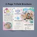 Matching Flyer & Trifold Brochure for Childcare Center EDITABLE ...