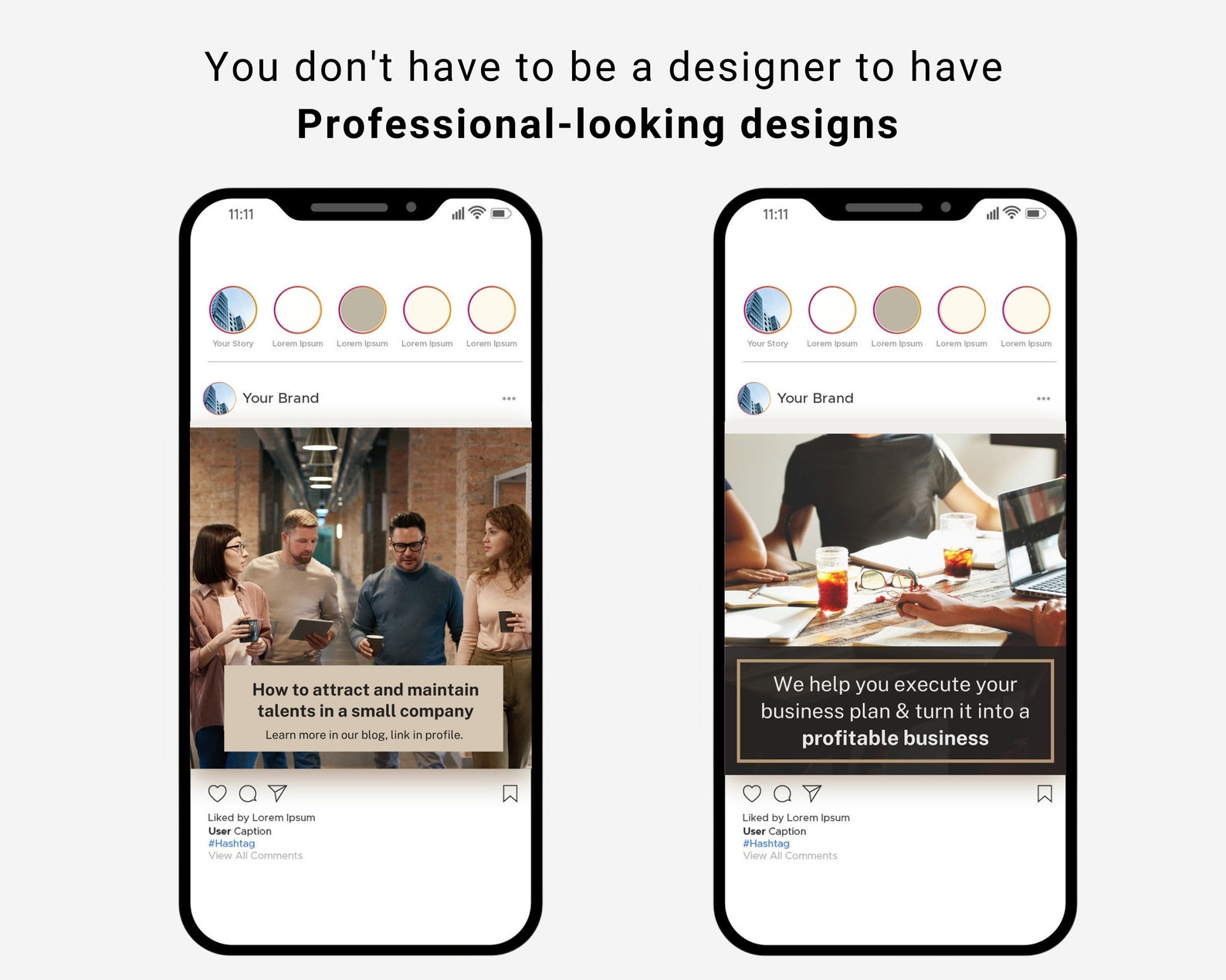 30 Business Development Instagram Post Canva Templates - Etsy