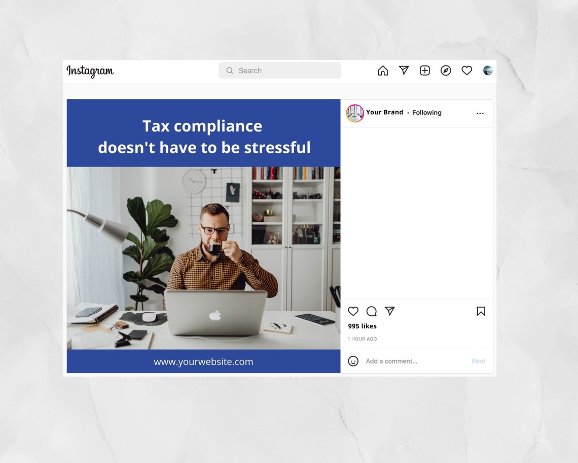 30 Accounting Instagram Post Canva Templates, Accountant Social Media ...