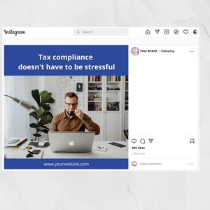 30 Accounting Instagram Post Canva Templates, Accountant Social Media ...