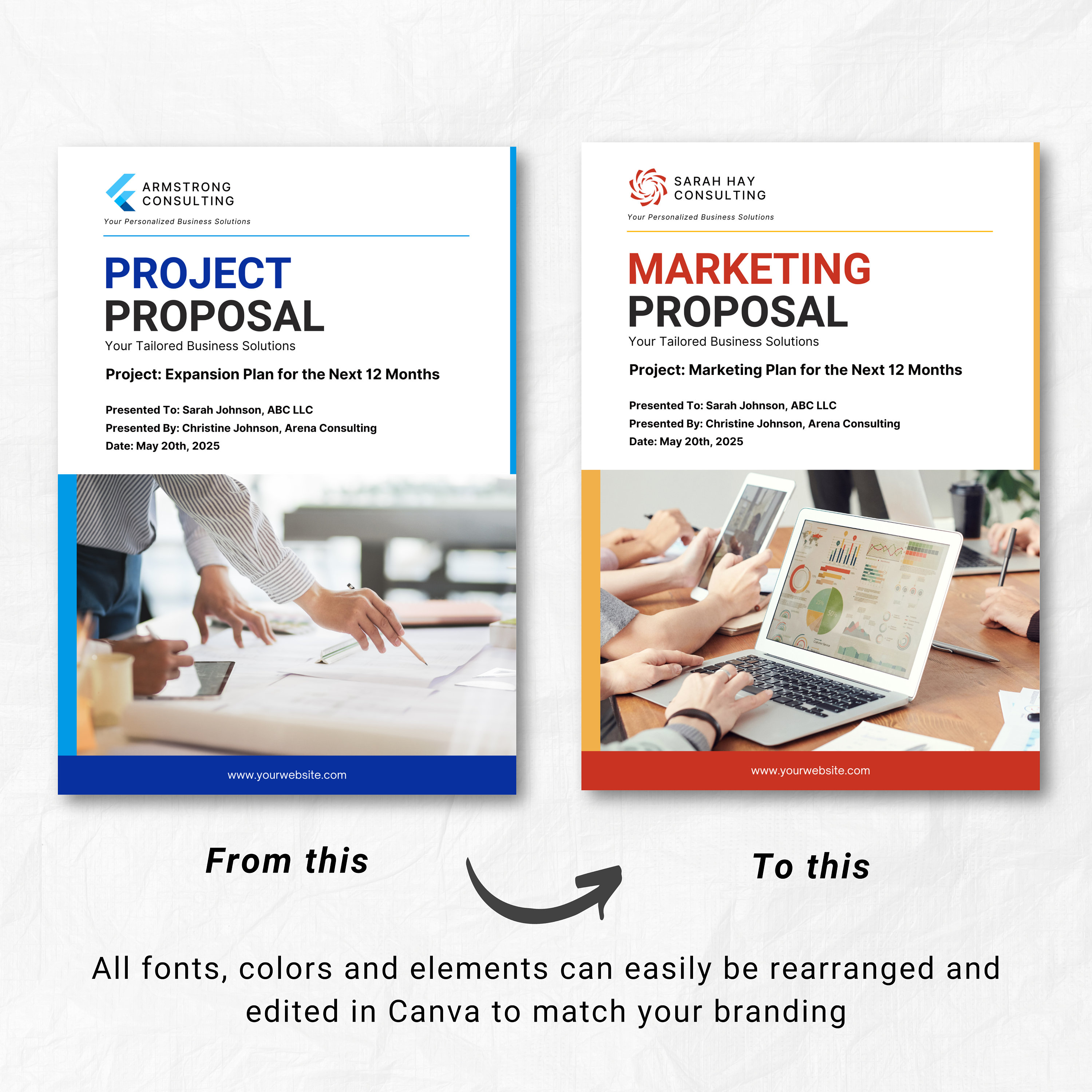 Editable Project Proposal Template Business Service Proposal Template ...