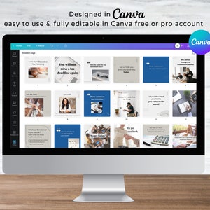40 Linkedin Post for Accountant Linkedin Canva Template CPA Linkedin ...