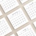 Printable Mini Calendar 2025 | Mini Calendar 2025 | 3 X 3 - Etsy